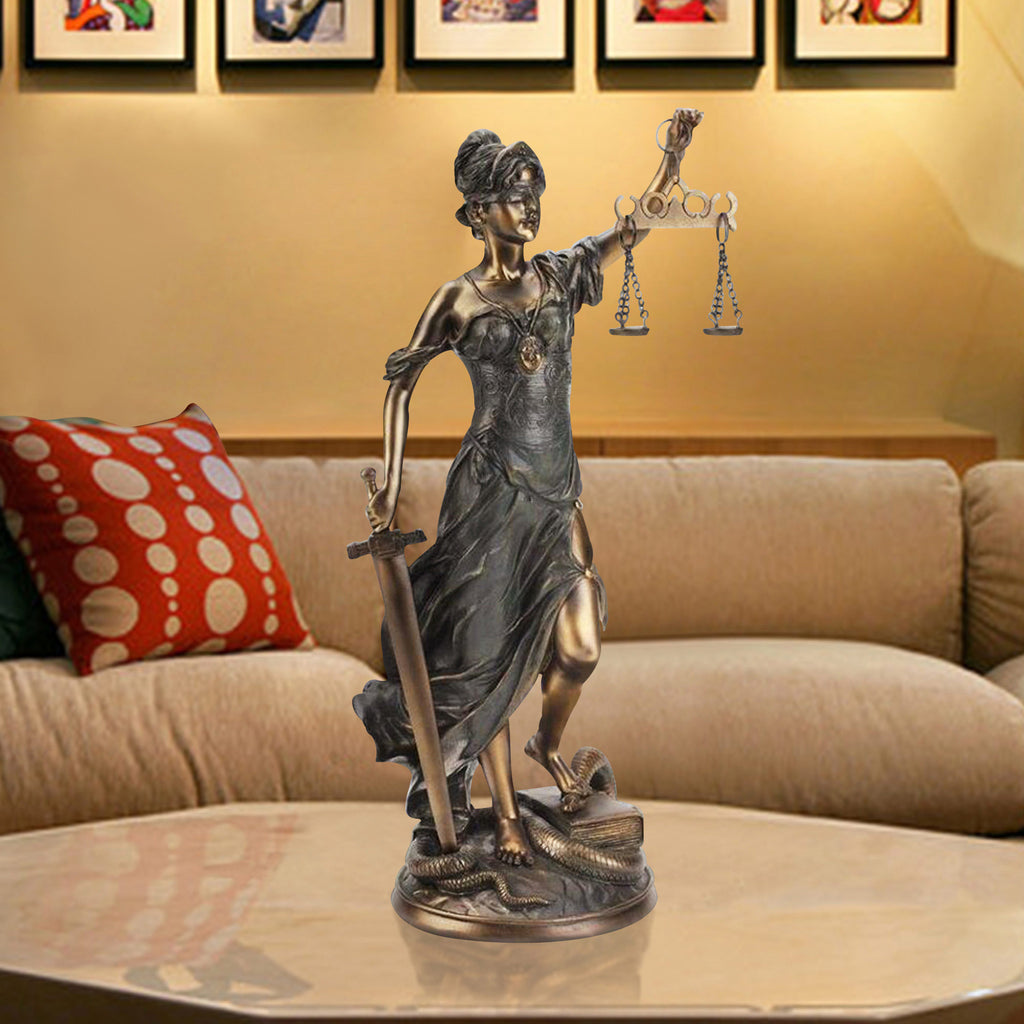 FINEST Bronze Castings Lady Justice Bronze Sculpture FB-057