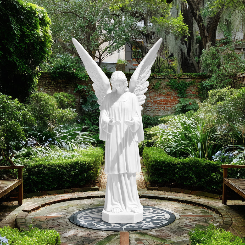 FINEST Sculpting Art Cathedral Angel Marble Sculpture FM-009
