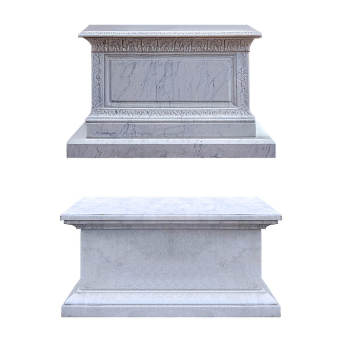 FINEST St. Michael the Archangel Garden Statue - Defender Marble Sculp
