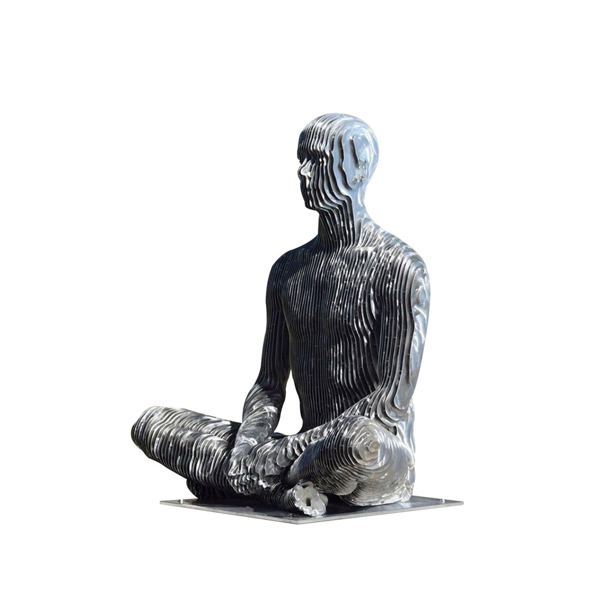 FINEST Custom Sculpture Life Size Modern Art Abstract Stainless Steel