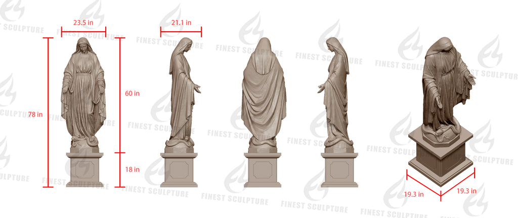 Custom Link for Sarah Jacobs of Custom Immaculate Conception Virgin Ma
